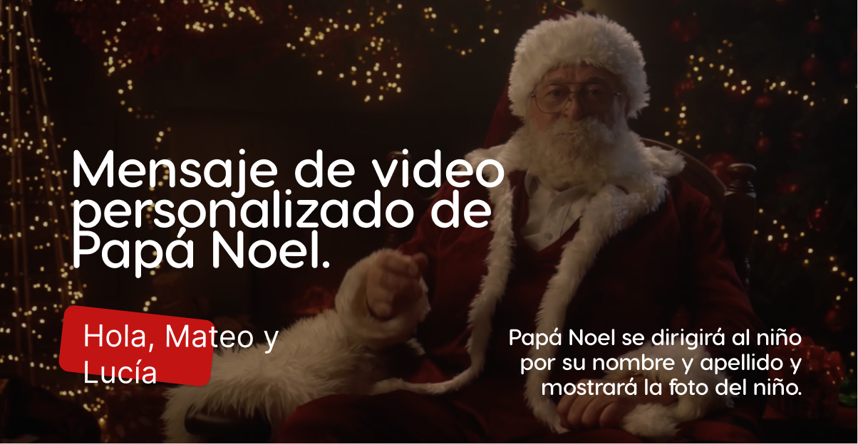 Saludo en video de Papá Noel — HAPPYSANTA GLOBAL